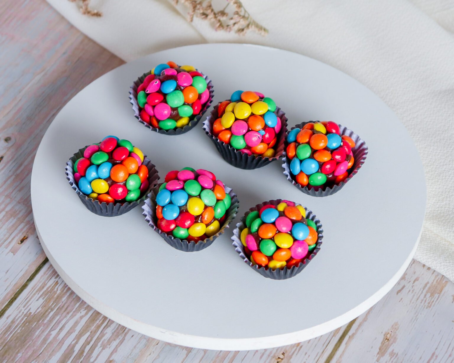 Brigadeiro coberto com Confete – Girassol