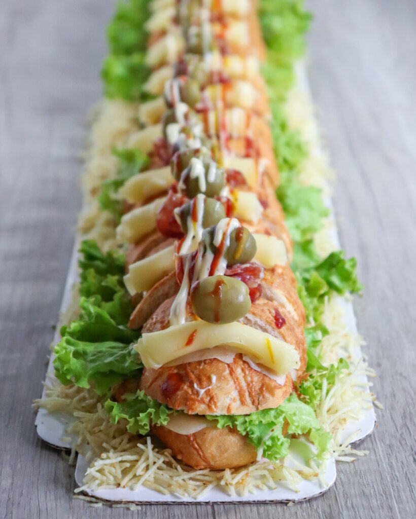 Sanduíche em metro – pão tradicional – Girassol